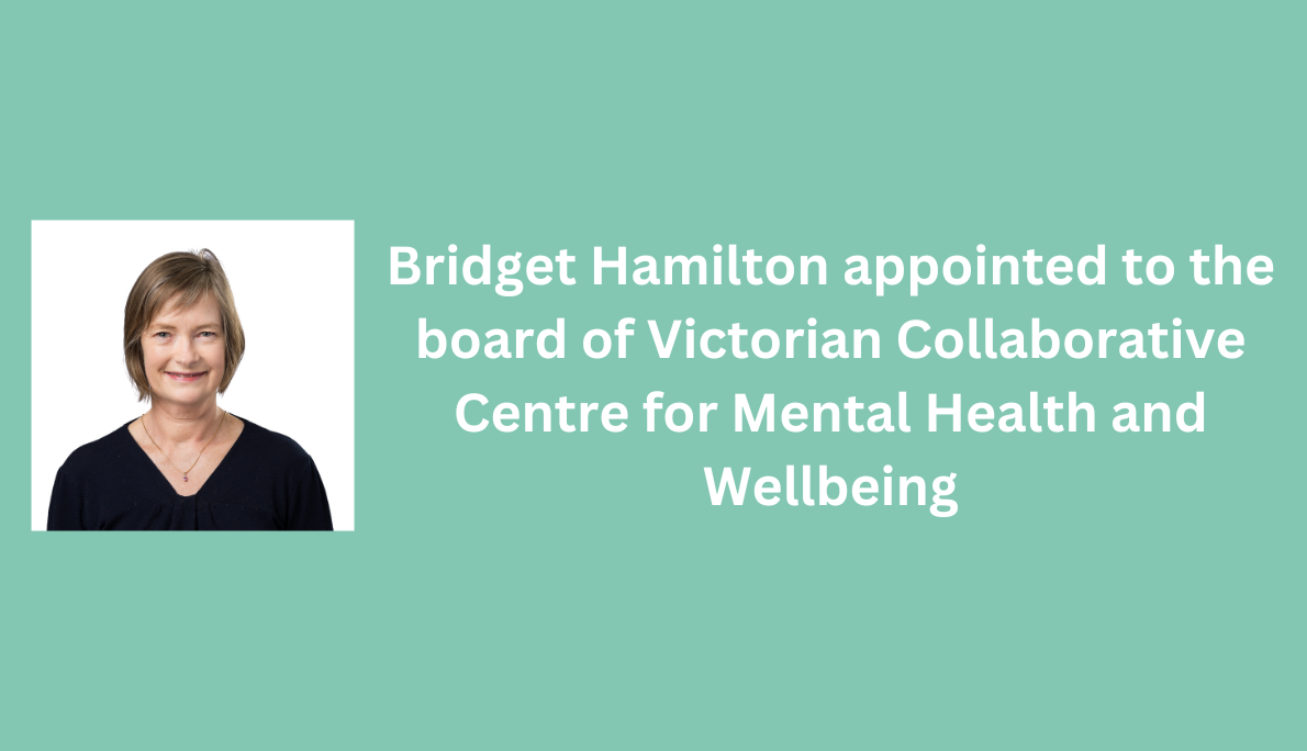 Bridget Hamilton appointed to the board of Victorian Collaborative ...