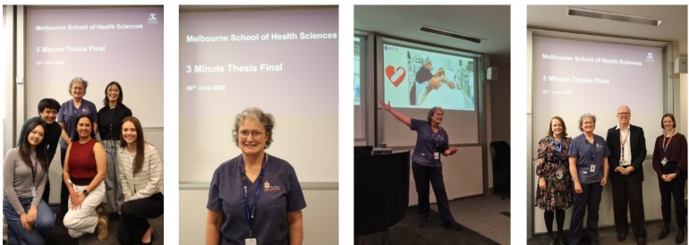 Meredith Heily wins MSHS 3 Minute Thesis Competition heat
