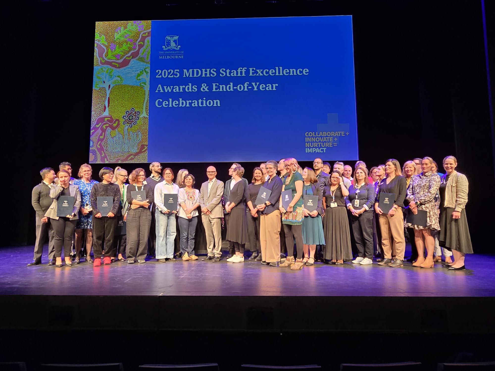 Congratulating MSHS recipients of the 2025 MDHS Staff Excellence Awards