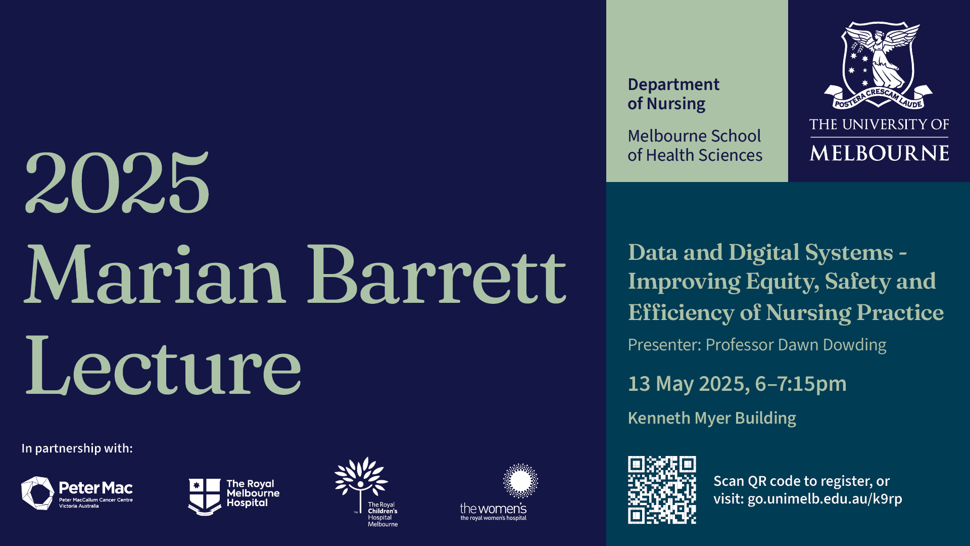 2025 Marian Barrett Lecture: Data and Digital Systems - Improving ...