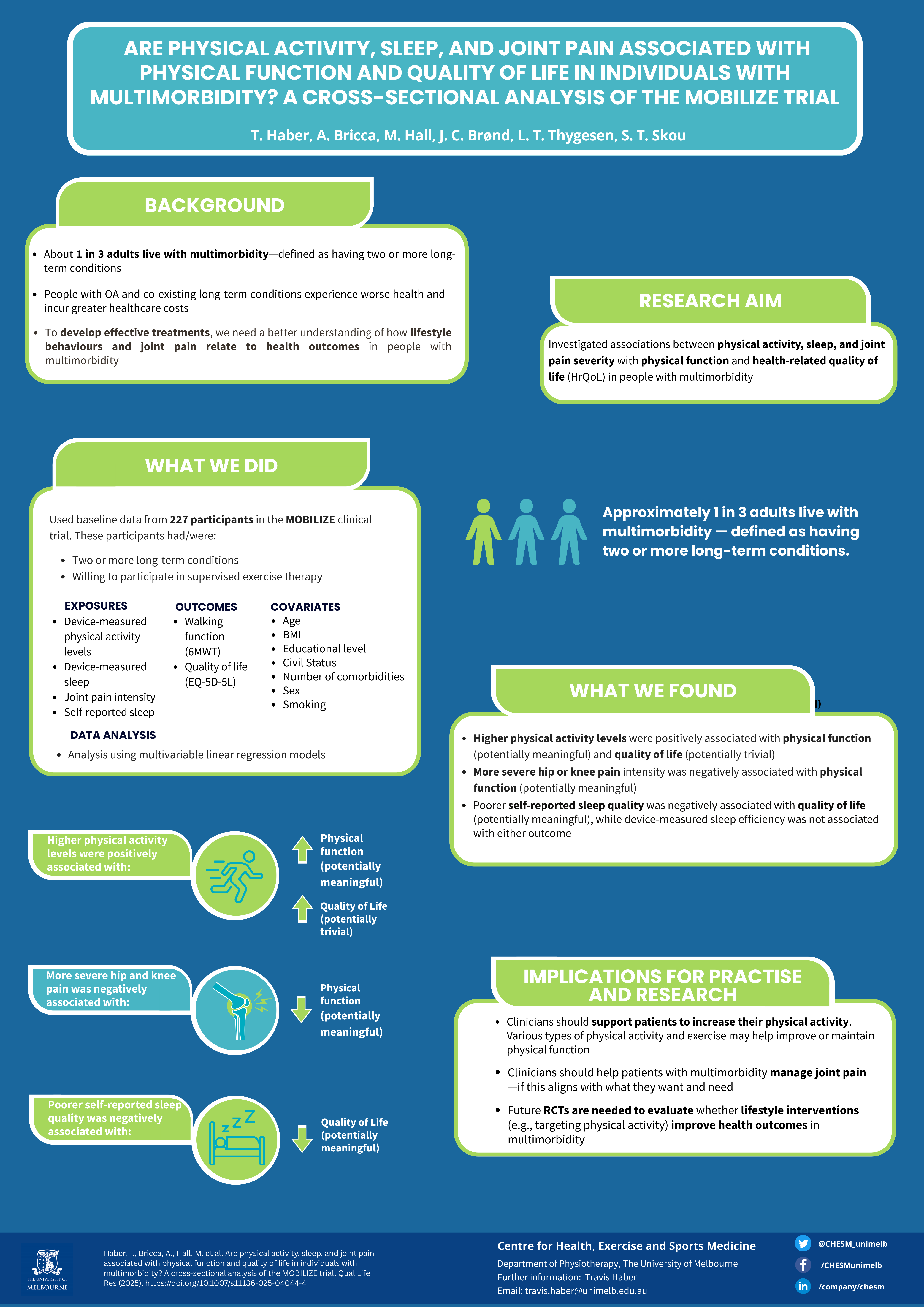 Are physical activity, sleep, and joint pain associated with physical ...