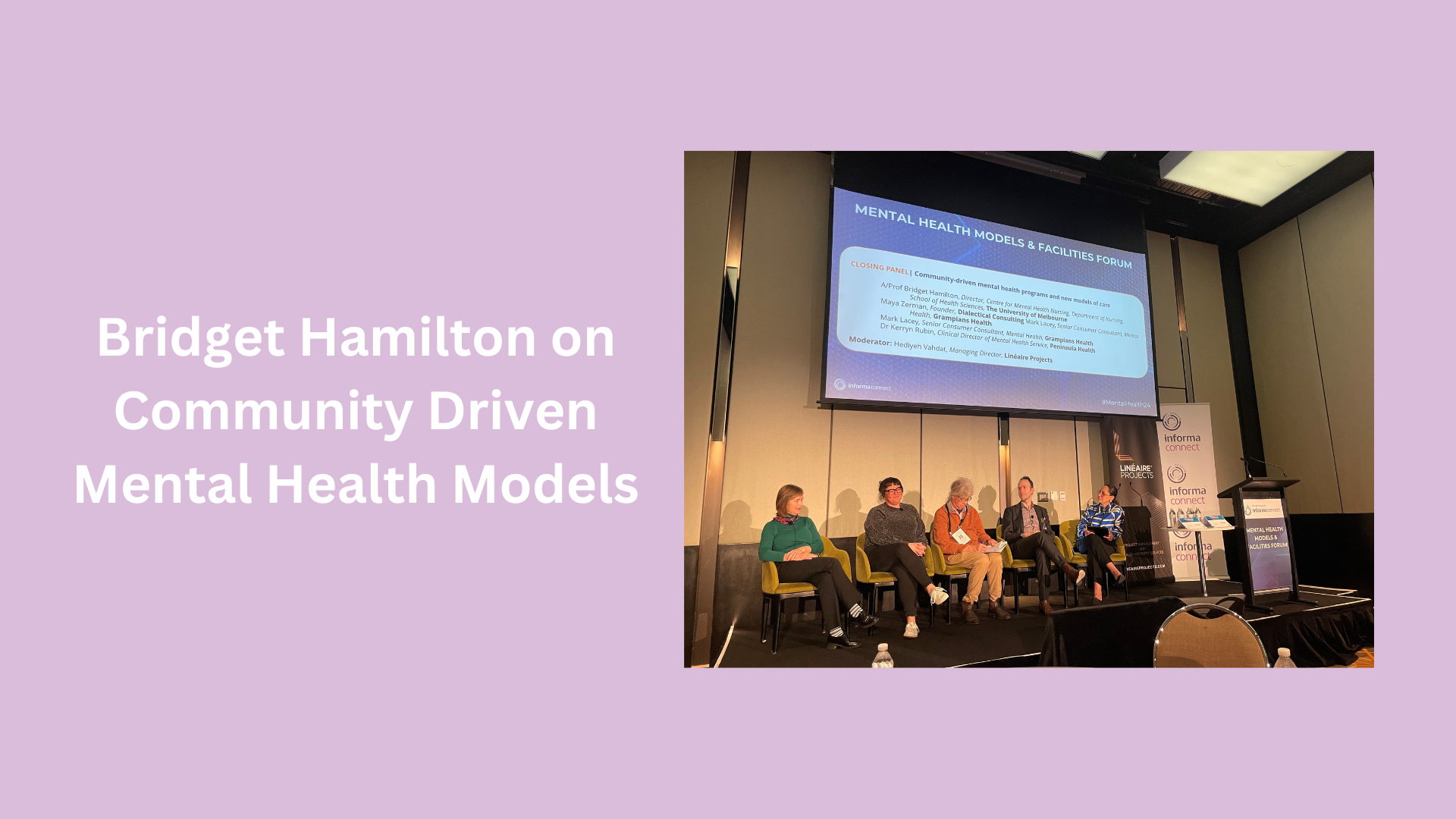 Bridget Hamilton on Community Driven Mental Health Models